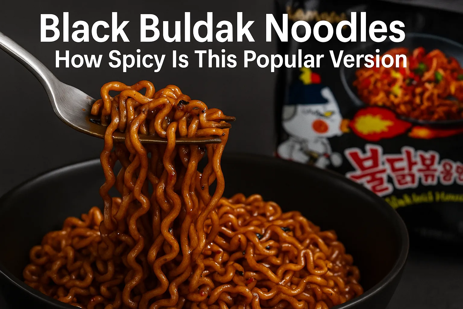 Black Buldak Noodles How Spicy Is This Popular Version