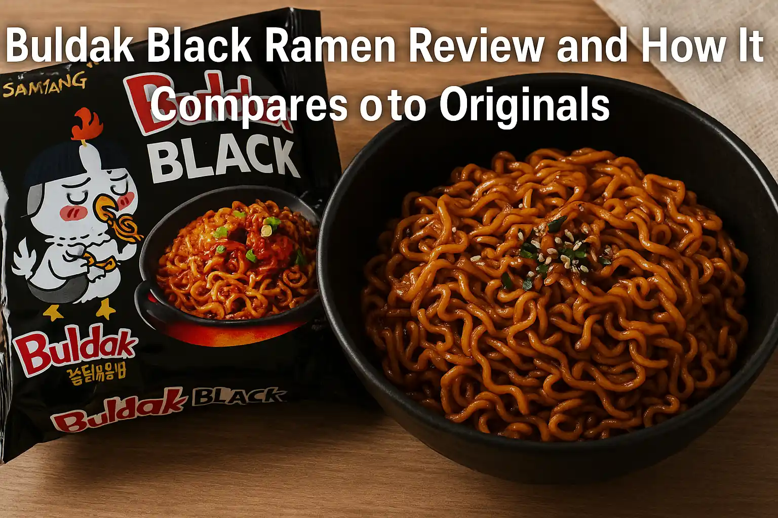 Buldak Black Ramen Review And How It Compares To Originals