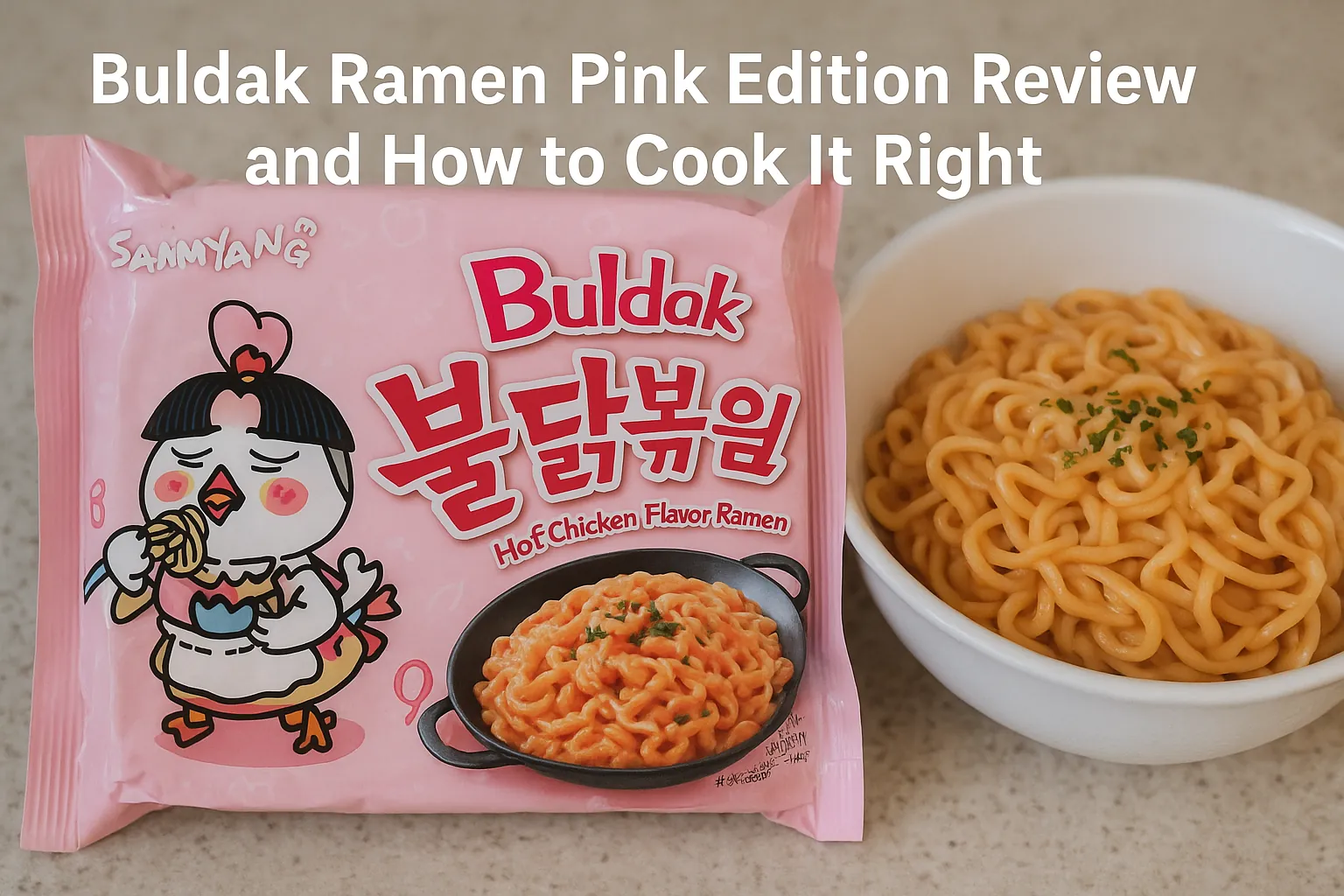 Buldak Ramen Pink Edition Review And How To Cook It Right