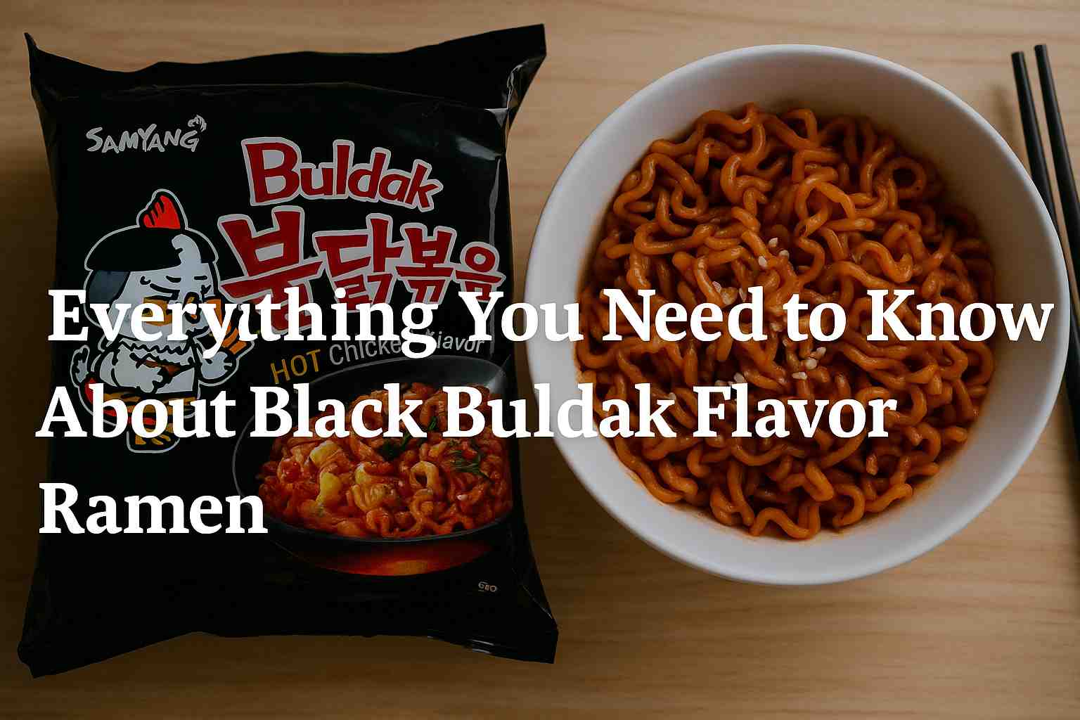 Everything You Need To Know About Black Buldak Flavor Ramen