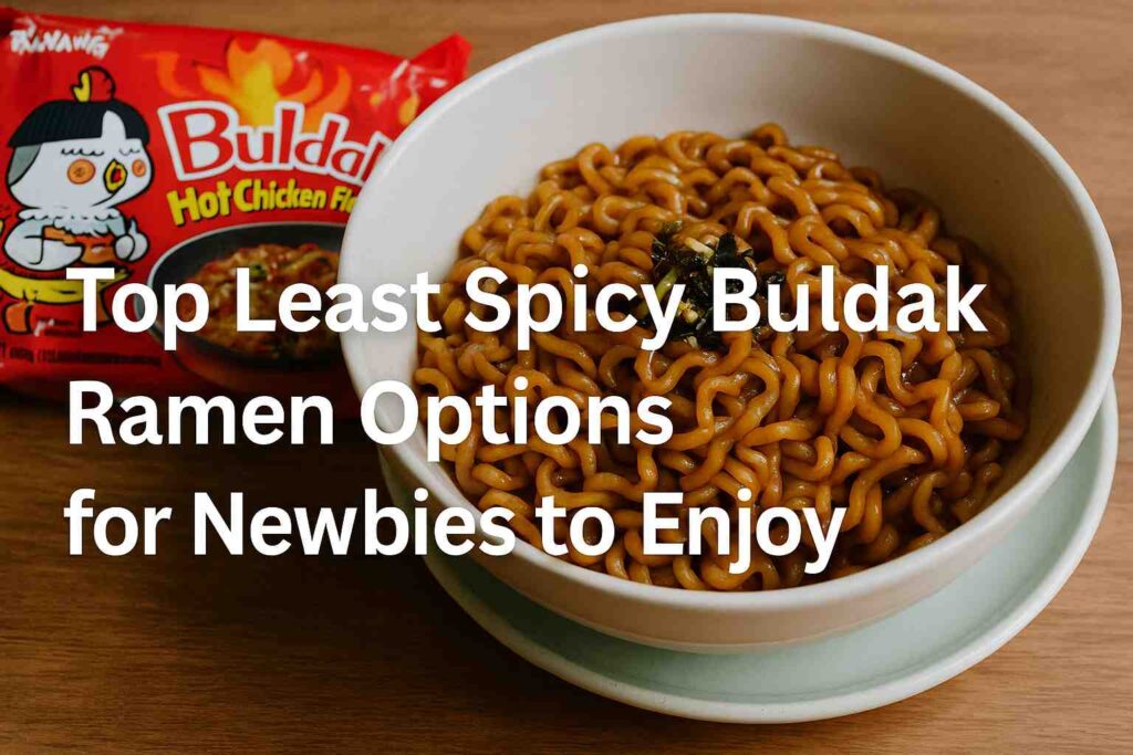 Top Least Spicy Buldak Ramen Options For Newbies To Enjoy